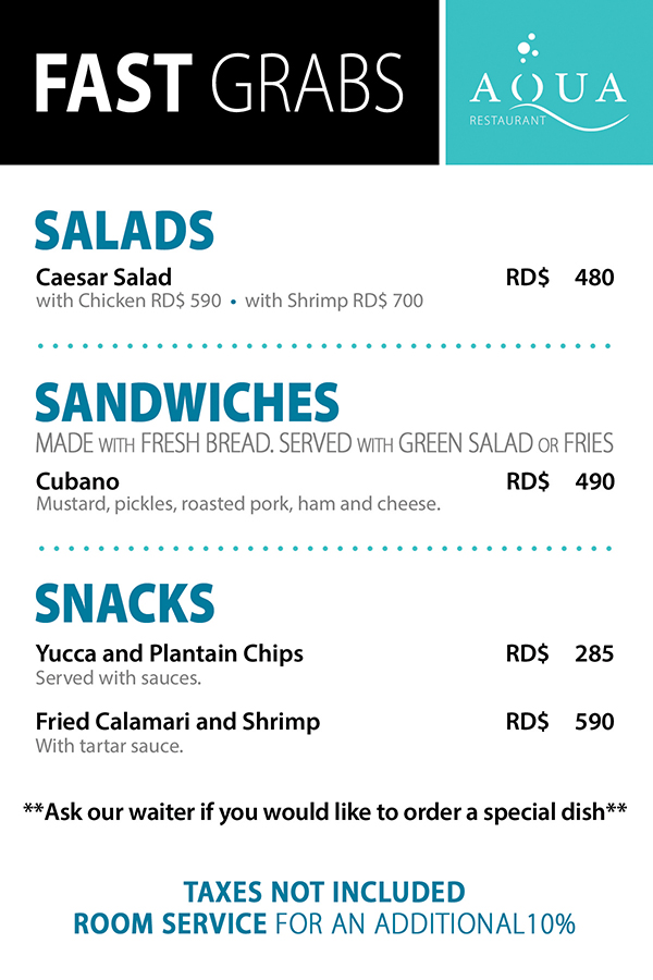 Aqua Restaurant - Millennium Cabarete